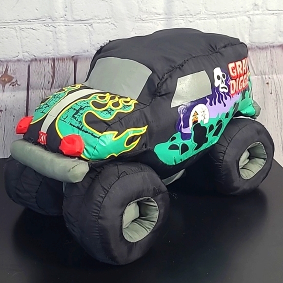 Monster Jam | Toys | Y2k Monster Jam Grave Digger Pillow Plush Truck ...